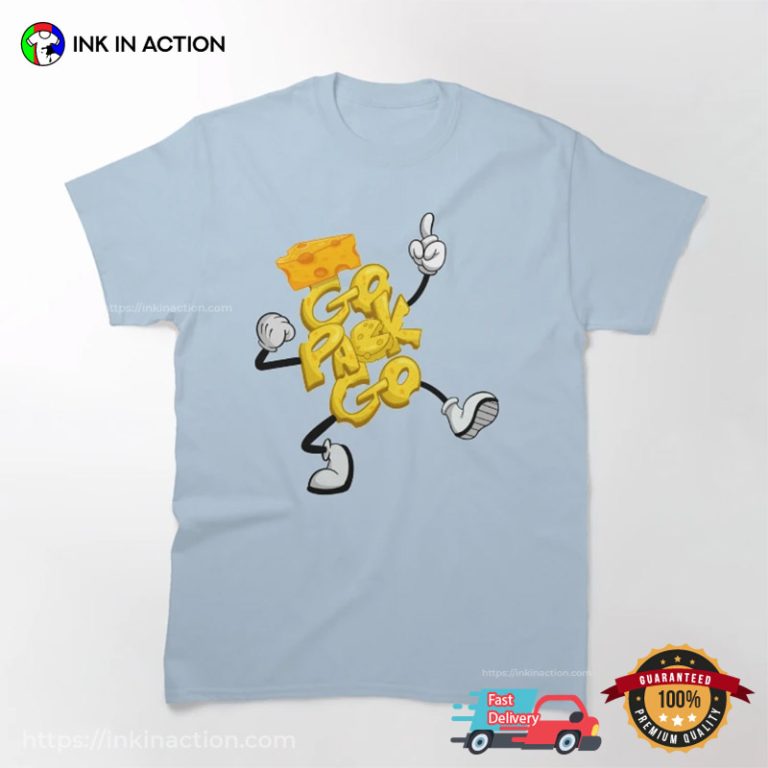Go Pack Go Cheesehead T-shirt - Print your thoughts. Tell your stories.