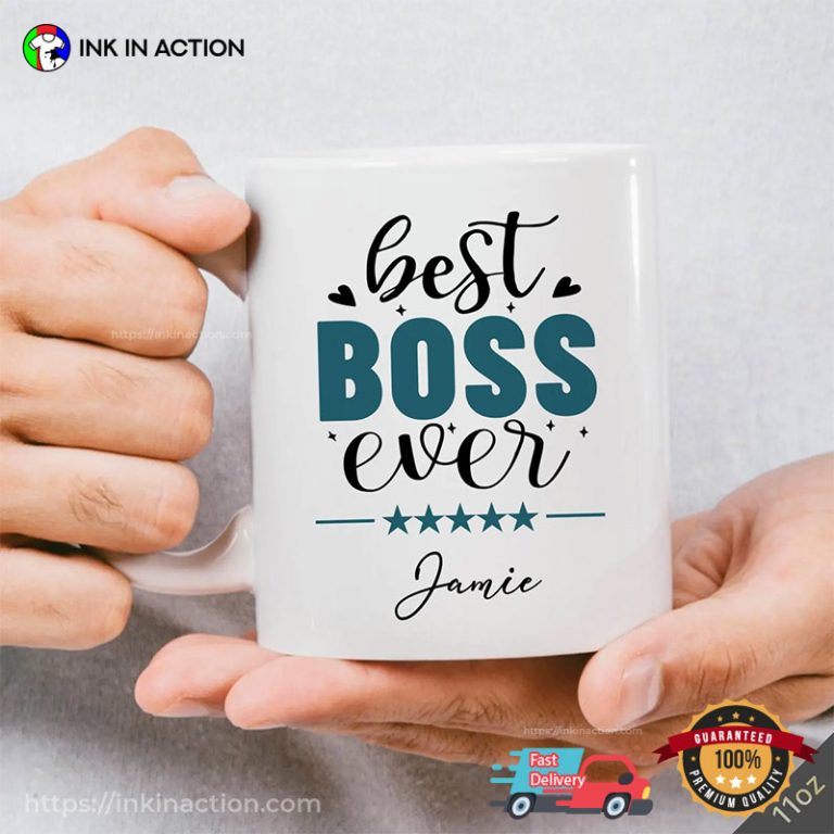 Personalized Best Boss Ever Happy Boss Day Mug - Print your thoughts ...
