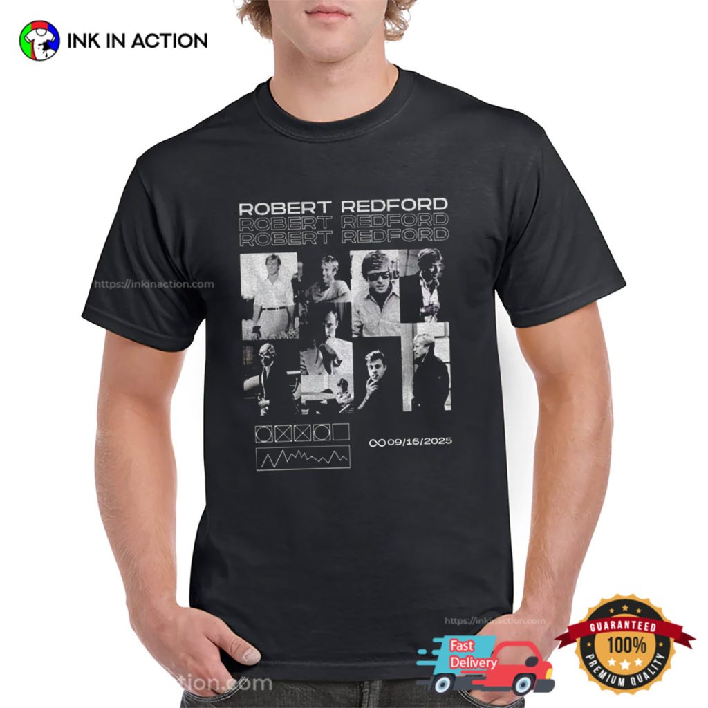Retro Robert Redford Rest In Peace T-shirt - Print your thoughts. Tell ...