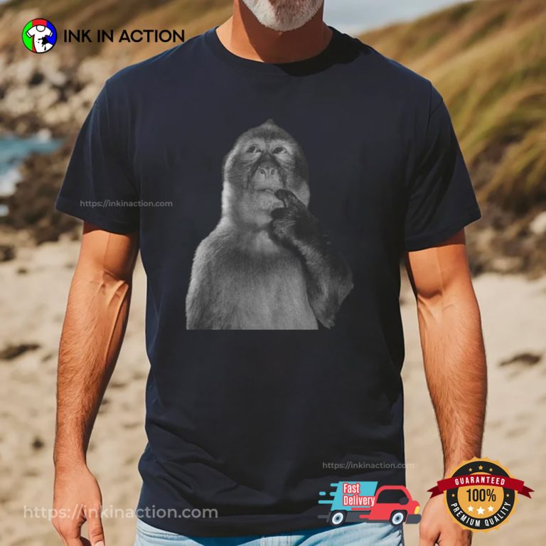 Funny Monkey Genz Meme Shirt - Print your thoughts. Tell your stories.