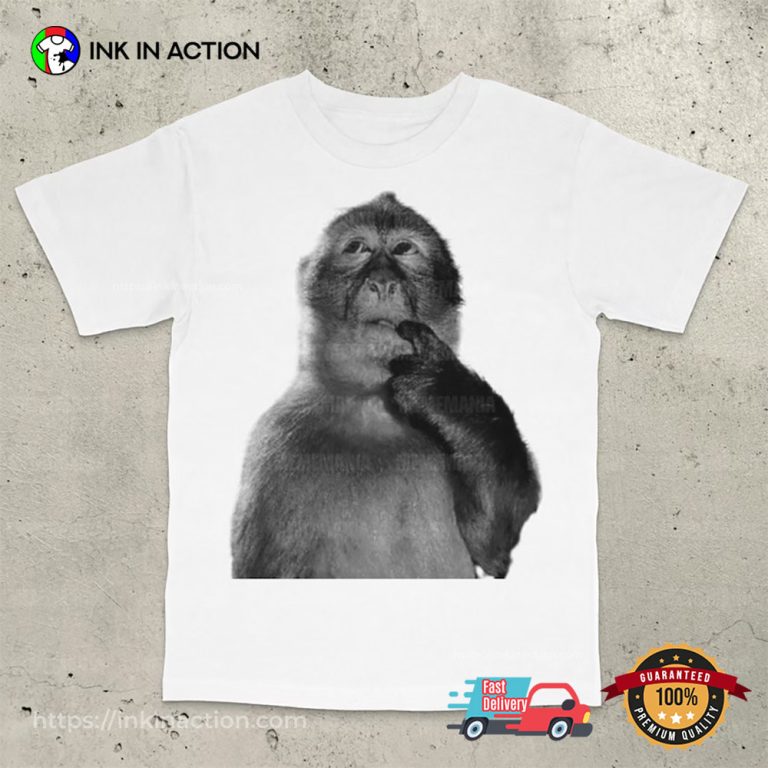 Funny Monkey Genz Meme Shirt - Print your thoughts. Tell your stories.